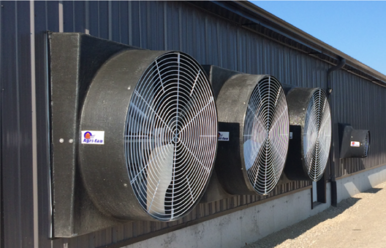 Agrifan with 3 Phase Motors (575V) - Agrifan, Multifan, JD Exhaust Fans ...