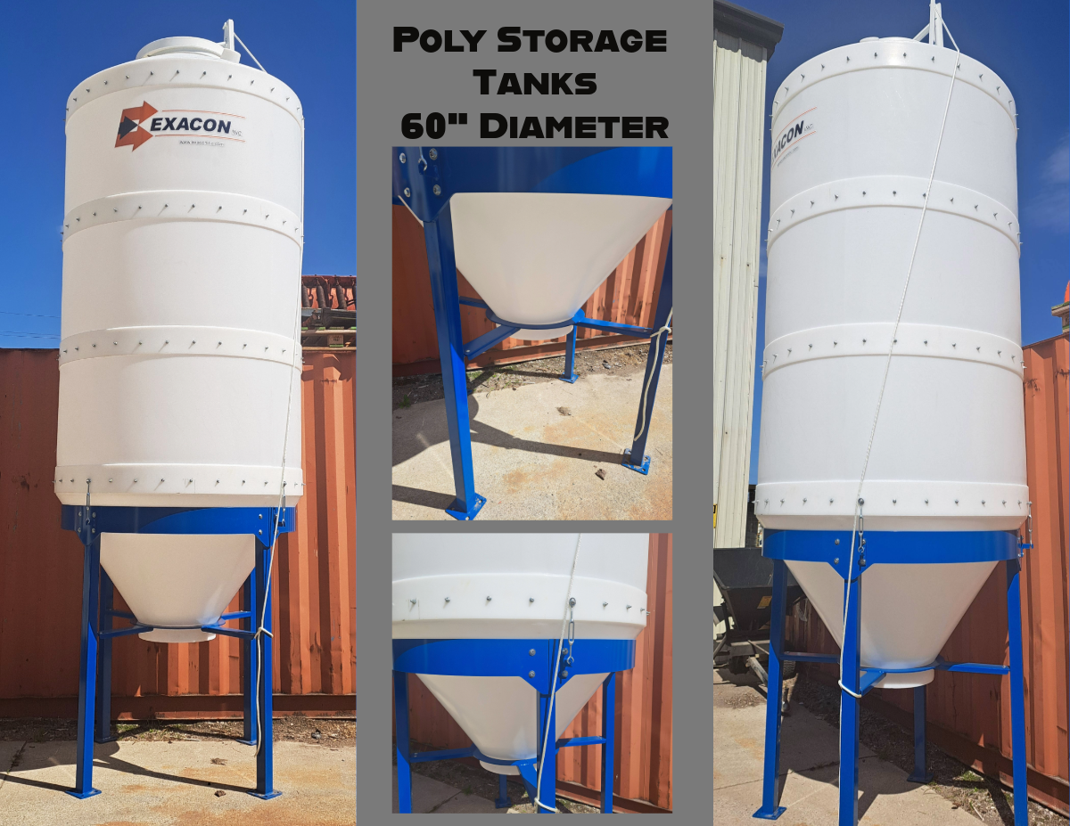 Poly Storage Tanks- 60" Diameter - Specialty Products | Exacon